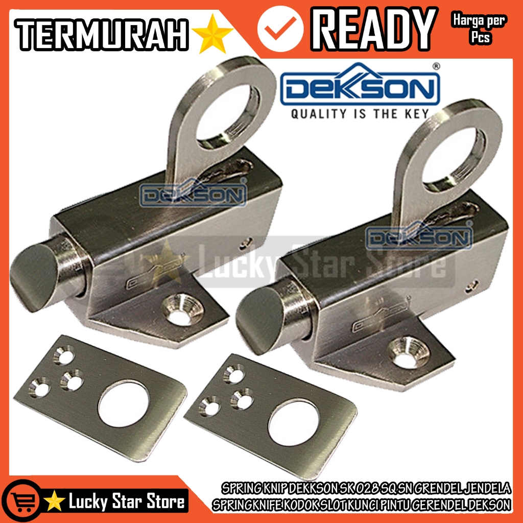 Jual KUNCI PINTU RUMAH DEKSON SPRINGKNIFE KODOK SPRING KNIP GRENDEL ...