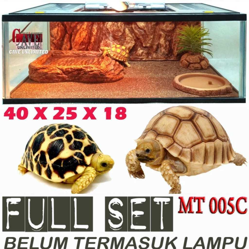 Jual MT005C FULL SET PAKET KANDANG REPTILE KURA KURA DARAT SULCATA SULKATA SULKI TERRARIUM TORTO ...
