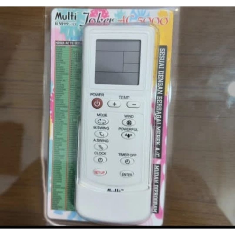 Jual Joker Remote AC Universal | Shopee Indonesia