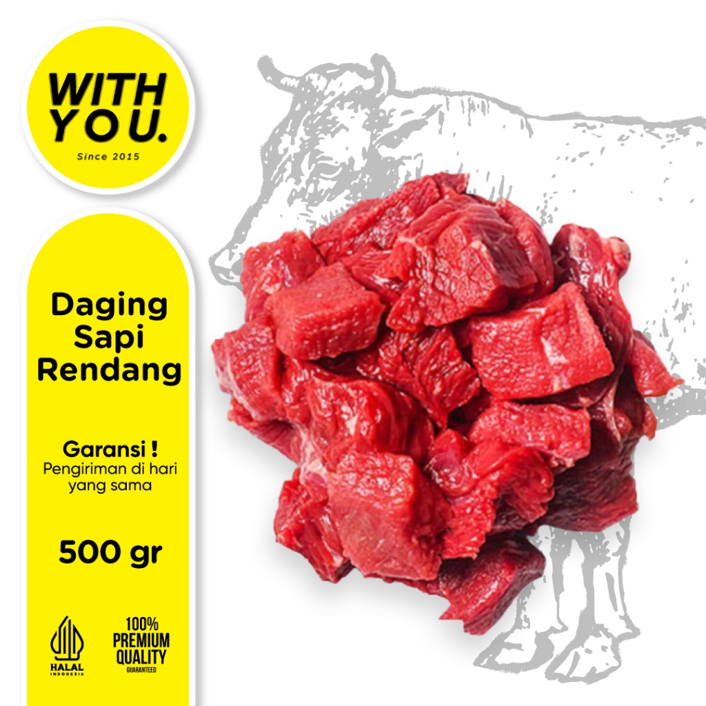 Jual Daging Rendang Premium Tanpa Lemak Murah 500gr | Shopee Indonesia