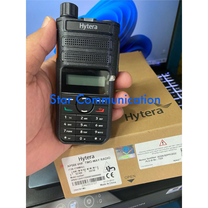 Jual HT Hytera AP588 Vhf 136 174 Garansi Resmi hytera ap 588 vhf ...