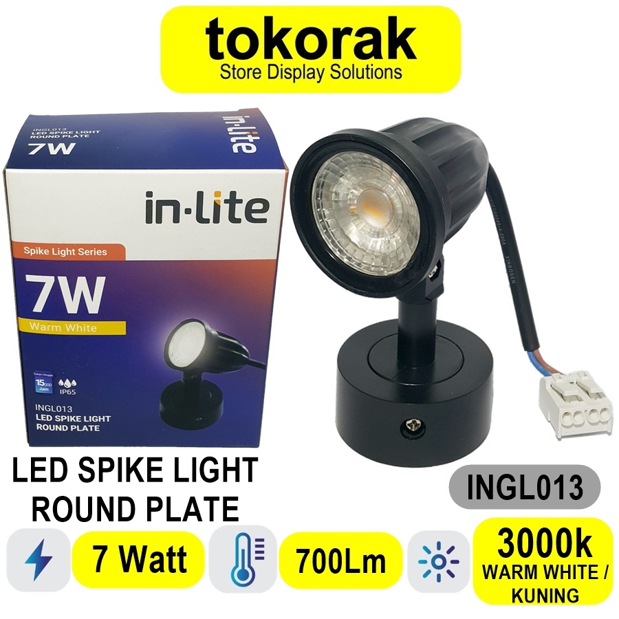 Jual INLITE LAMPU TAMAN SOROT LED SPIKE LIGHT IN LITE INGL013 7 WATT 7W ...