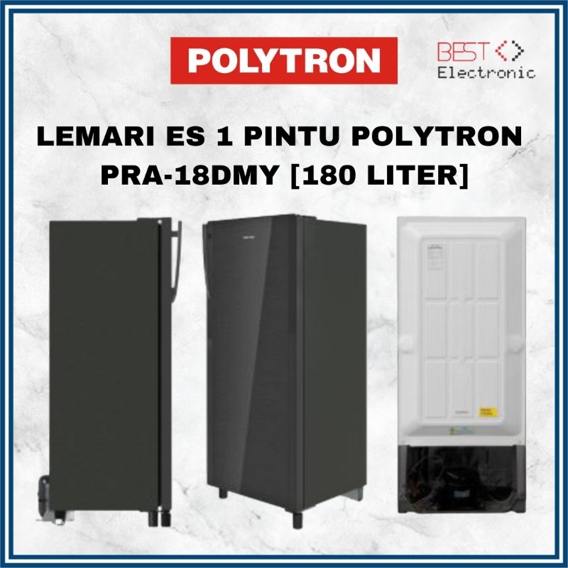 Jual KULKAS 1 PINTU POLYTRON 180 LITER PRA-18DMY LEMARI ES 1 PINTU PRA ...