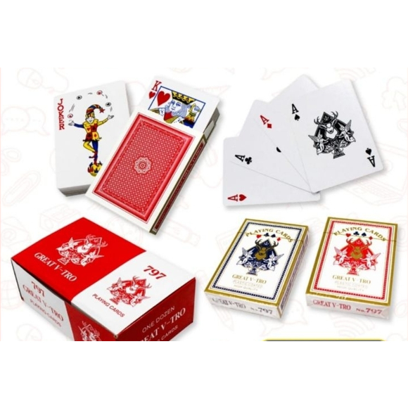 Jual Kartu Remi Playing Cards GREAT TONA Plastic Coated | Shopee Indonesia