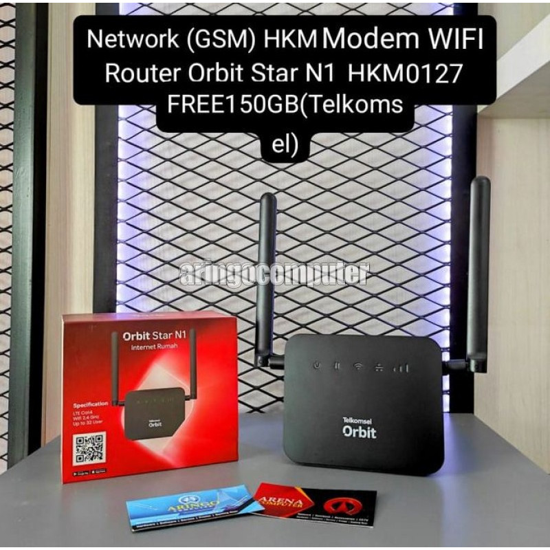 Jual Network (GSM) HKM Modem WIFI Router Orbit Star N1 HKM0127 - FREE 150GB (Telkomsel) | Shopee ...