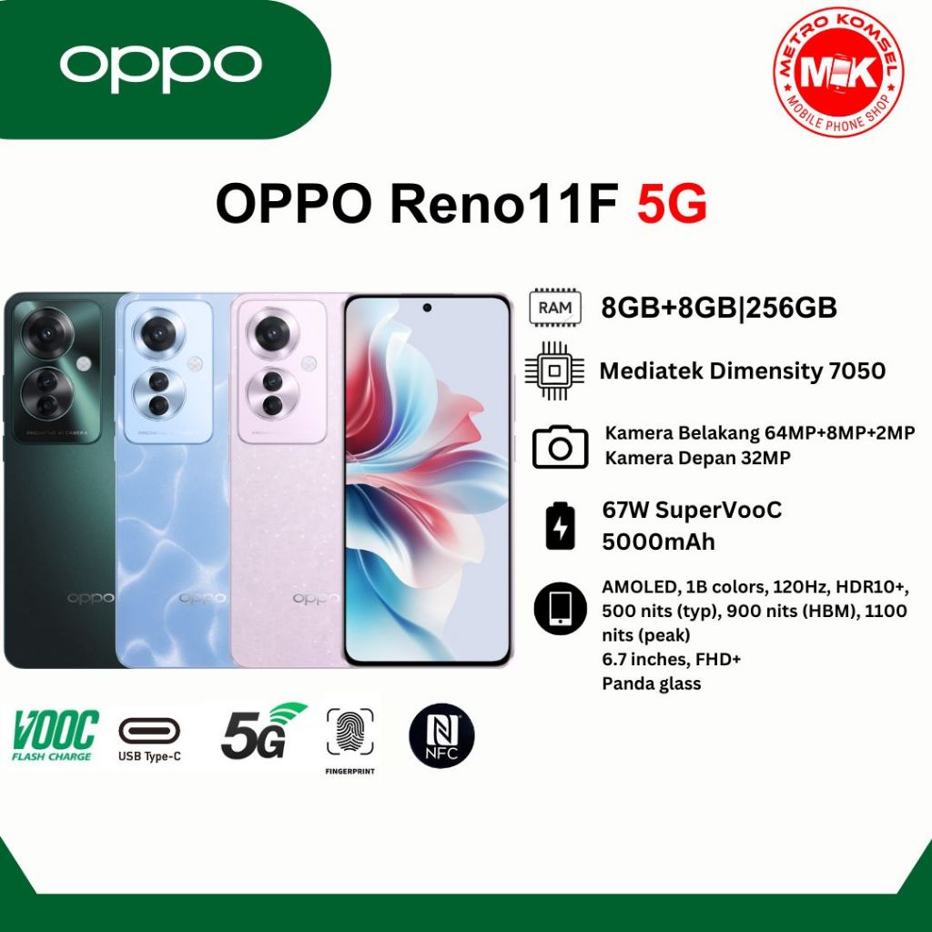 Jual OPPO RENO 11F 5G | Shopee Indonesia