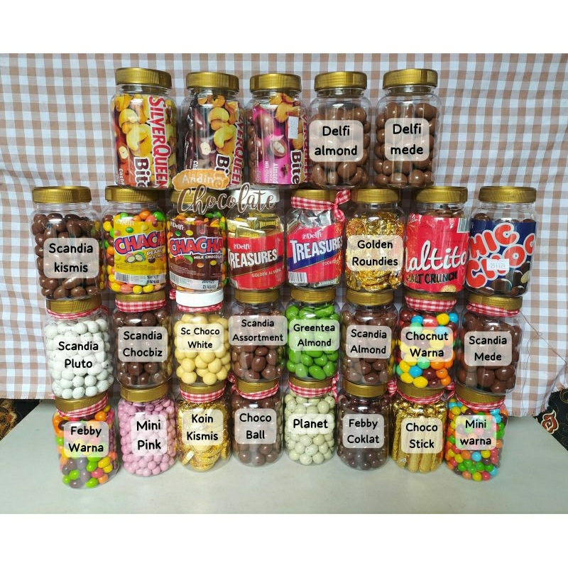 Jual COKLAT botol DELFI SILVERQUEEN ALMOND MEDE CHACHA CHICCHOC ...