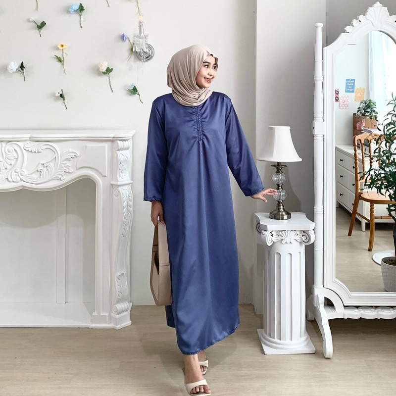 Jual INNER SATIN DRESS/ INNER DRESS BUSUI FRIENDLY | Shopee Indonesia