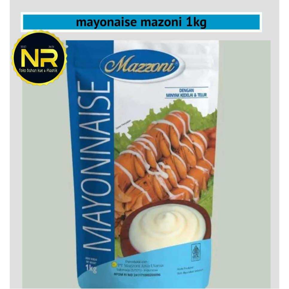 Jual mayonise mazoni 1kg/mayonise premium 1kg original | Shopee Indonesia