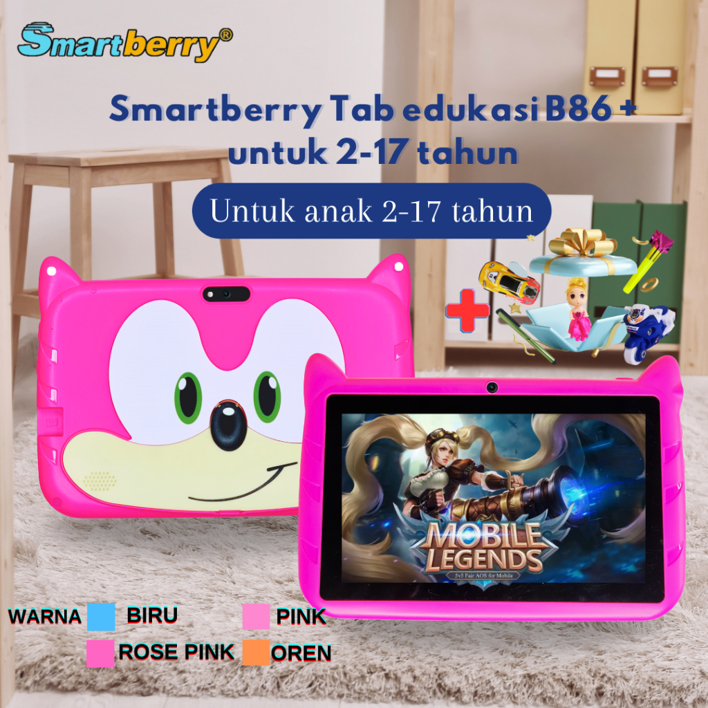 Jual SMARTBERRY B86 PLUS STUDY TAB GEN. 2 RAM 4/128GB / tablet edukasi / tab anak / tab belajar ...