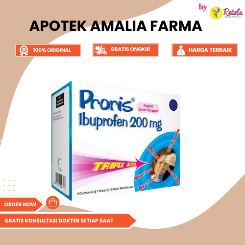 Jual PRORIS IBUPROFEN 10 KAPLET | Shopee Indonesia