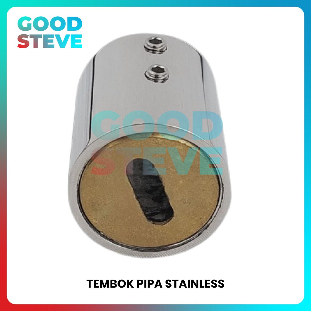 Jual GLASS CLAMP SHOWER PIPA TEMBOK SHOWER 1 inch SS304 STAINLESS ...