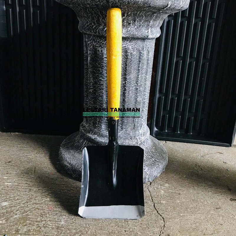 Jual Sekop Taman Mini Sekop Kecil Gagang Kayu Hitam | Shopee Indonesia