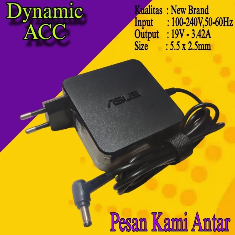 Jual CHARGER CASAN LAPTOP ASUS A455L X450C A46C A46CM K46CM A450C N45V N46V A46CA 19V 3.42A 65W ...