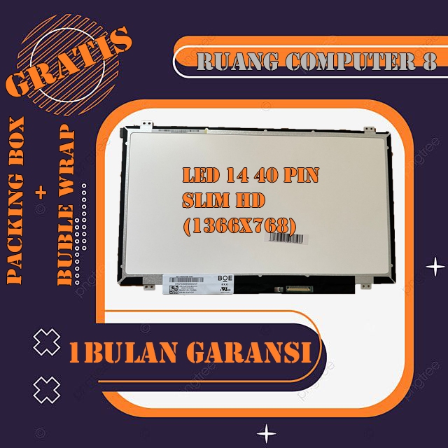 Jual LED LCD ASUS A455 A455L A455LA A455LN A455LB 14 INCH 40 PIN SLIM ...