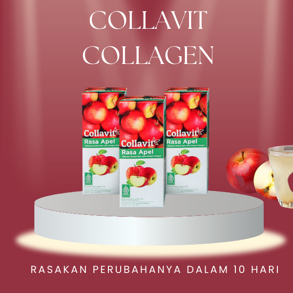 Jual COLLAVIT COLLAGEN Bikin Kulit Mulus- Collagen Drink With Psyllium ...