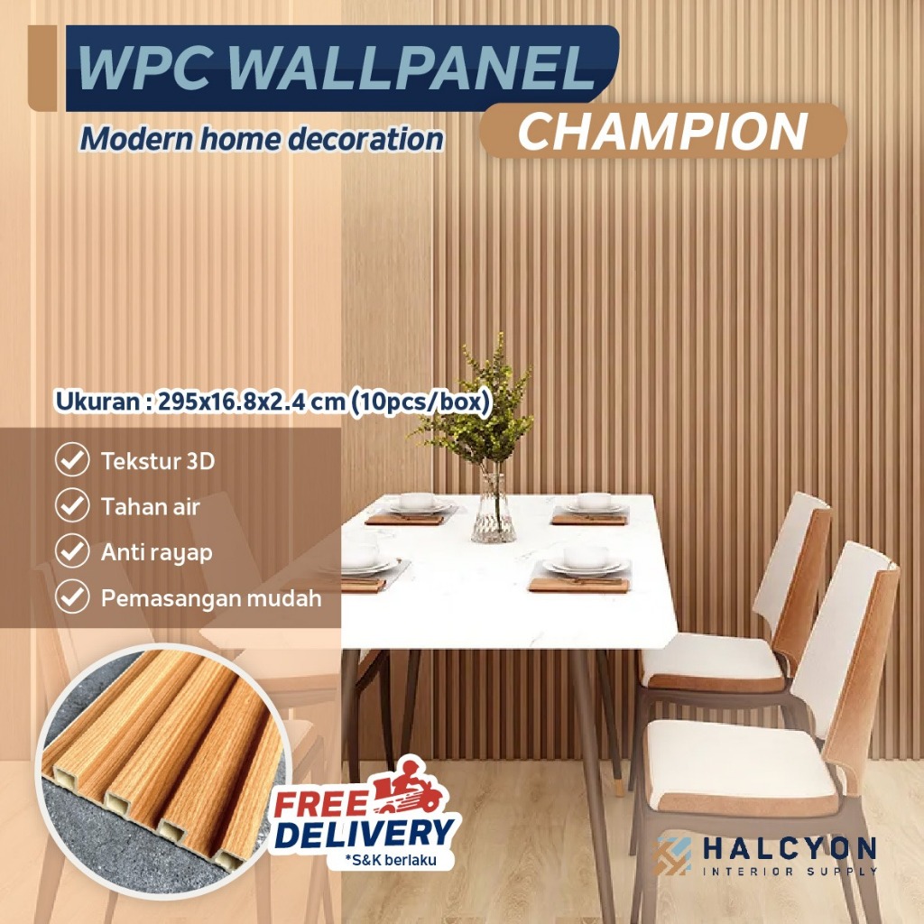 Jual Wall Panel Champion - WPC - Wallpanel - Panel Dinding - ( Panjang ...