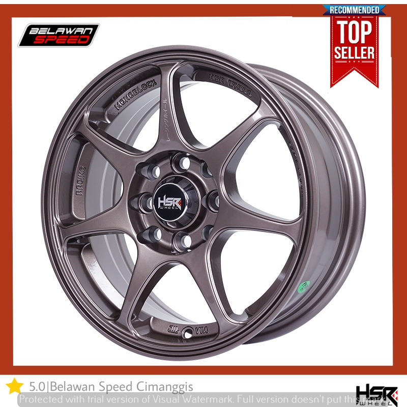 Jual PELEK MOBIL RACING VELG MODIFIKASI HSR SEBUNSUTA RING 14 R14 UNTUK WULING AIR EV BRIO ...