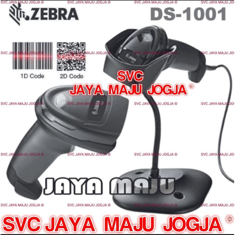 Jual ZEBRA DS 1001 // JANZ BY ZEBRA DS 1001 - USB - 2D 1D || BARCODE ...