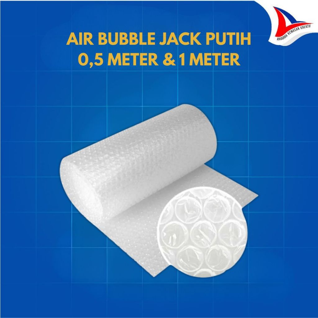 Jual Air Bubble Jack Putih / Hitam 0,5 Meter Dan 1 Meter / Bubble Wrap ...