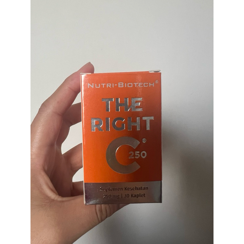 Jual Nutri Biotech The Right C 250mg Exp Maret 2025 | Shopee Indonesia