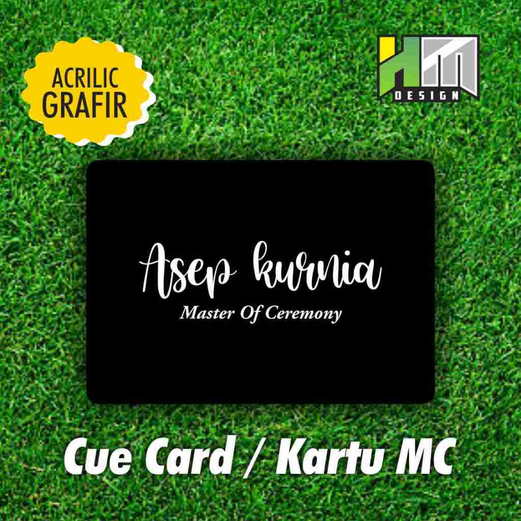 Jual Cue Card MC / Kartu MC Master Of Ceremony Tulisan Ukir / Grafir ...