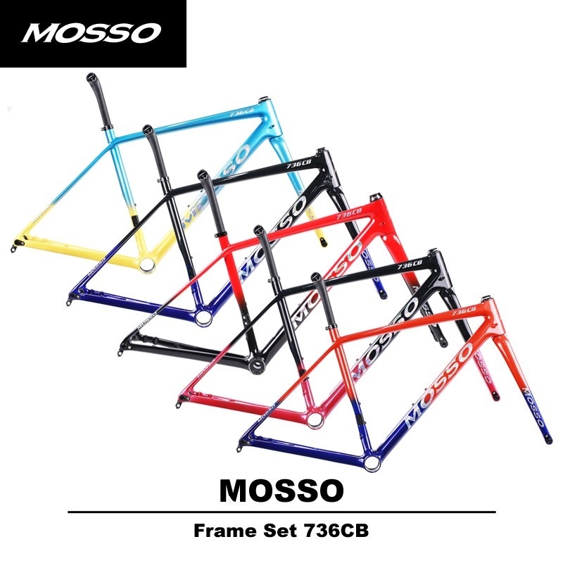 Jual FRAME MOSSO 736CB FULL CARBON DISC BRAKE 700C | Shopee Indonesia
