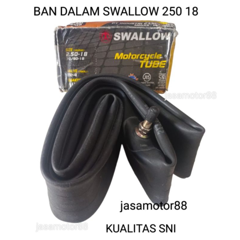 Jual BAN DALAM MOTOR RING 18 UKURAN 250 SWALLOW SNI | Shopee Indonesia