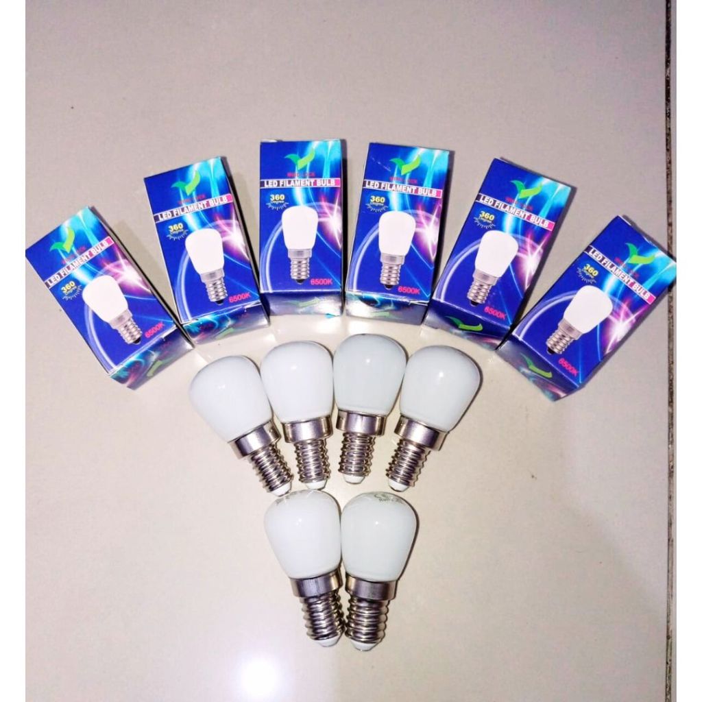 Jual LAMPU LED KULKAS E12 BOHLAM KULKAS E12 PUTIH KUNING | Shopee Indonesia