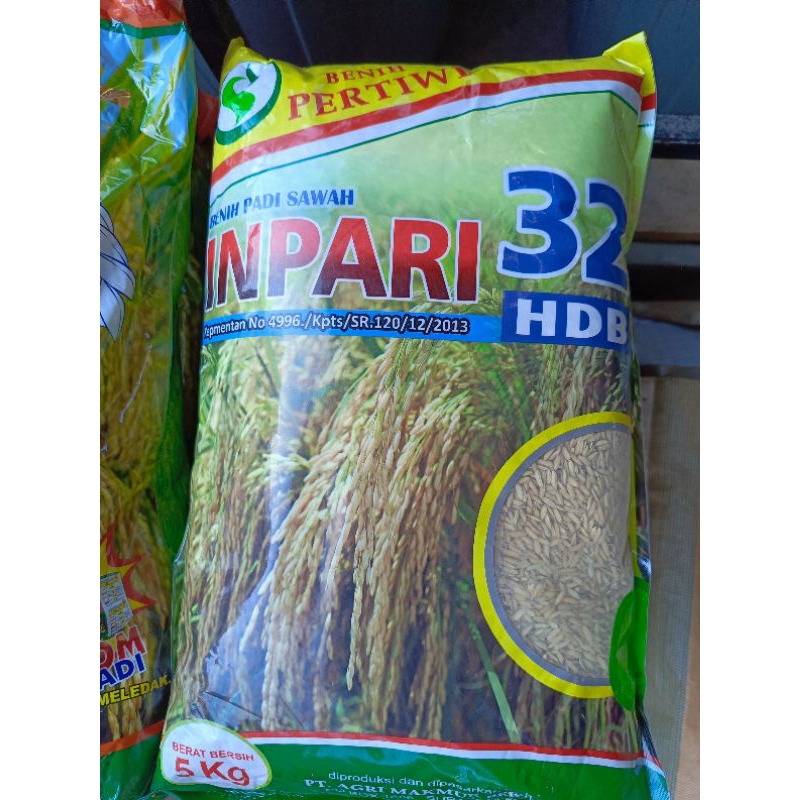 Jual Benih Padi Inpari 32 HDB Pertiwi Label Ungu | Shopee Indonesia