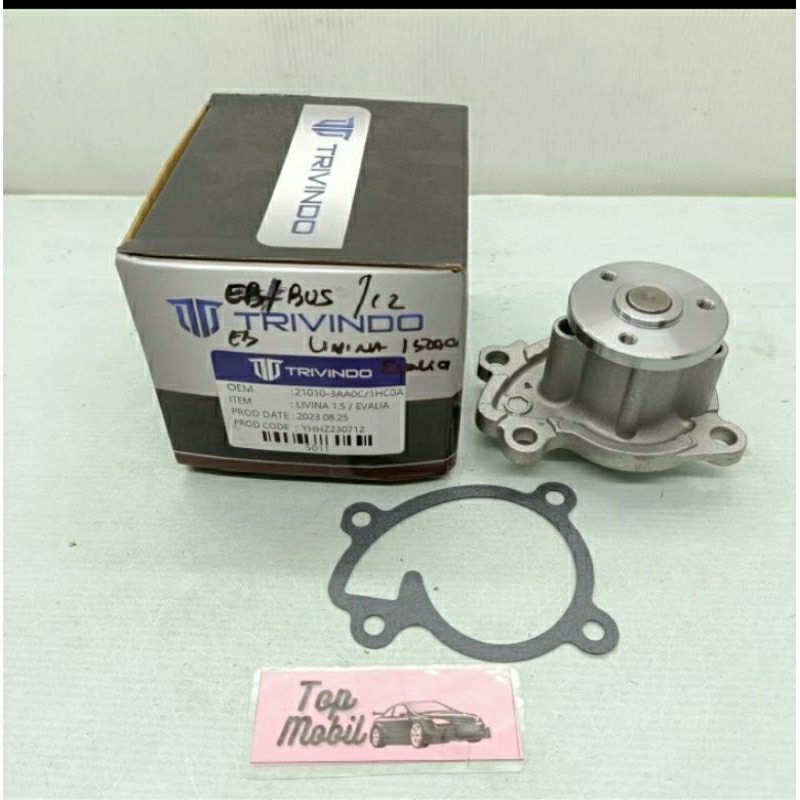 Jual Water pump Livina 1500cc Evalia merk Trivindo 21010-3AA0C-1HC0A ...