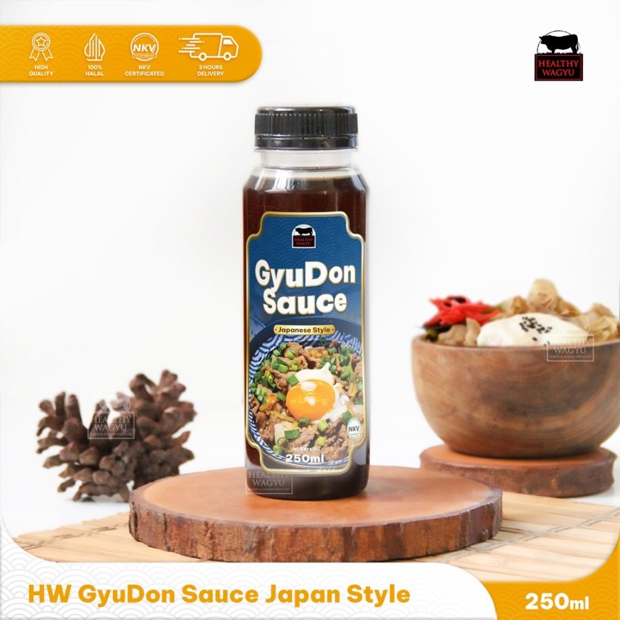 Jual Healthywagyu Japanese GyuDon Rice Bowl Sauce Halal 250ml ...