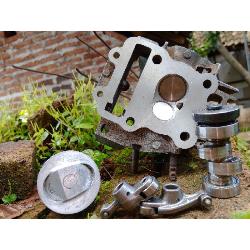 Jual paket head bore up kaze, blitz, athlete, ksr, klx110 , zx 130 ...