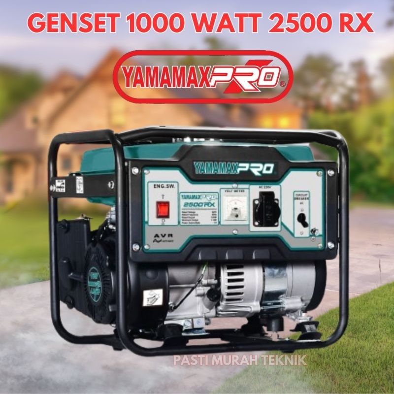 Jual YAMAMAX PRO 2500RX Genset 1000 Watt 4Tak Genset Listrik Mesin Generator | Shopee Indonesia