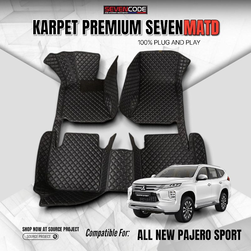 Jual KARPET DASAR MOBIL SEVENMATD 7D - NEW PAJERO SPORT FL SEVENCODE ...