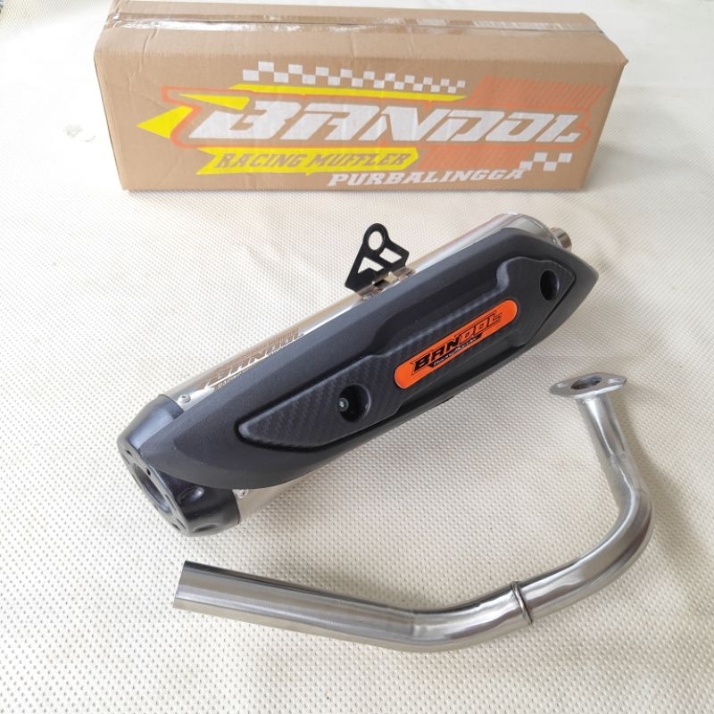Jual Knalpot Standar End Muffler Black STD Vario 125 PCX 160 Nmax 155 ...