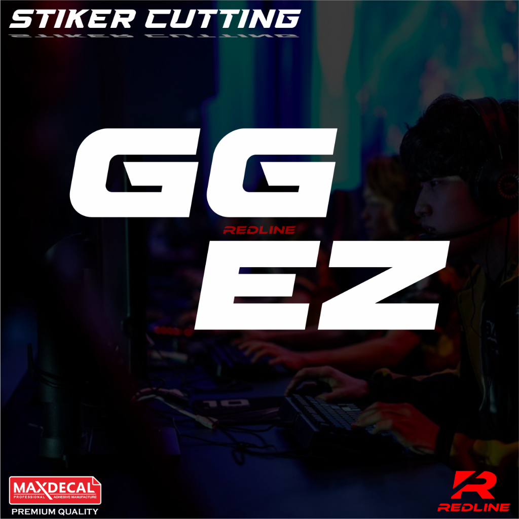 Jual Stiker Game GG EZ Sticker Cutting | Shopee Indonesia