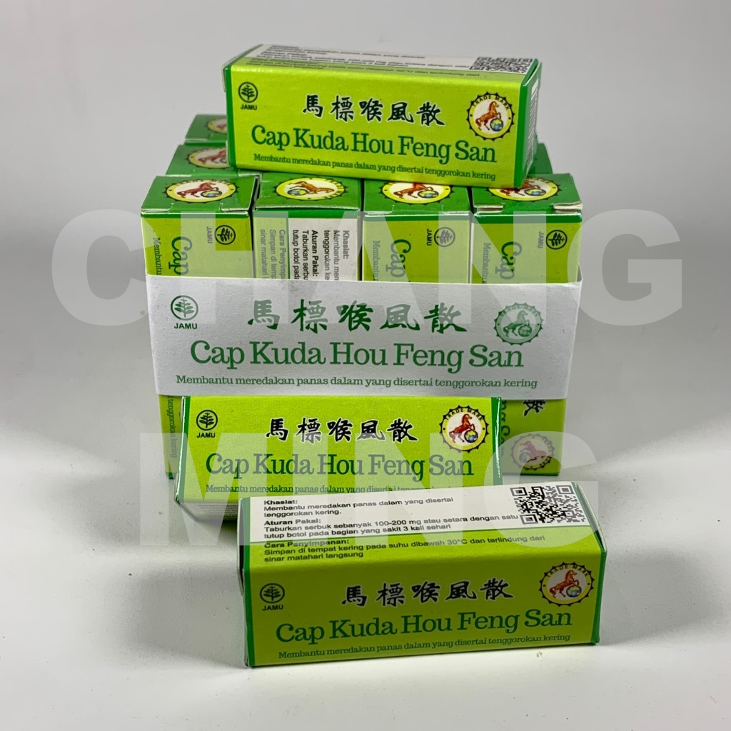 Jual Cap Kuda Hou Feng San Hau Fung San Sore Throat Haufungsan | Shopee ...