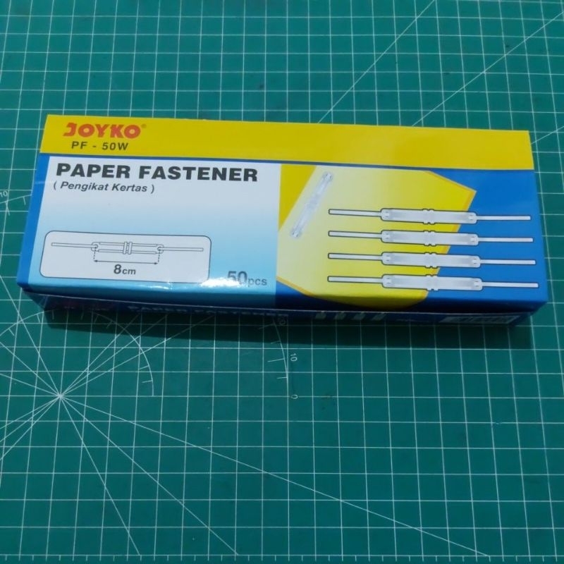 Jual Acco plastik paper fastener putih JOYKO PF-50W / Pengikat kertas | Shopee Indonesia