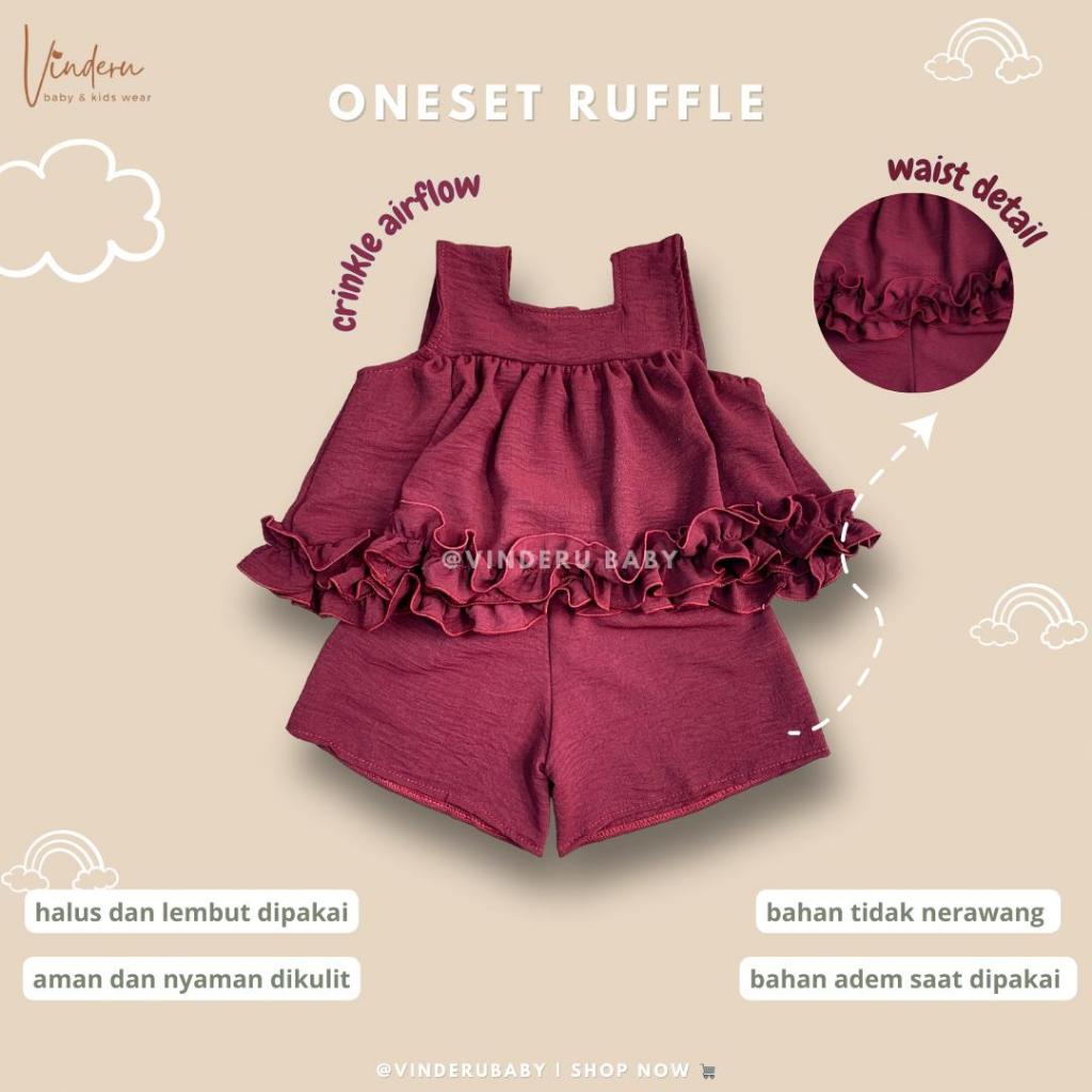 Jual (Vinderu) Oneset Ruffle/Pakaian bayi anak | Shopee Indonesia Jual (Vinderu) Oneset Ruffle/Pakaian bayi anak | Shopee Indonesia