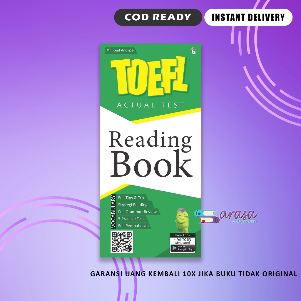 Jual Buku Tes Toefl Actual Test Reading Book | Shopee Indonesia