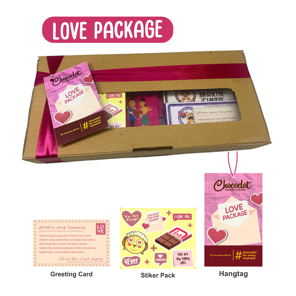 Jual Coklat Chocodot Special Love Package Limited Edition Valentine ...