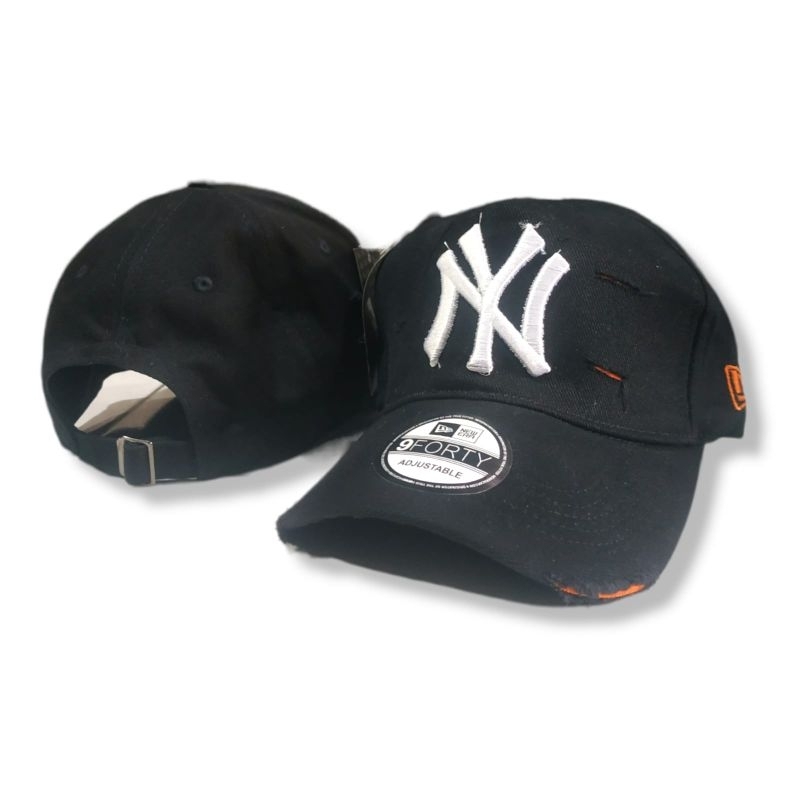 Jual Polocaps Topi Baseball Sobek NY New York Premium | Shopee Indonesia