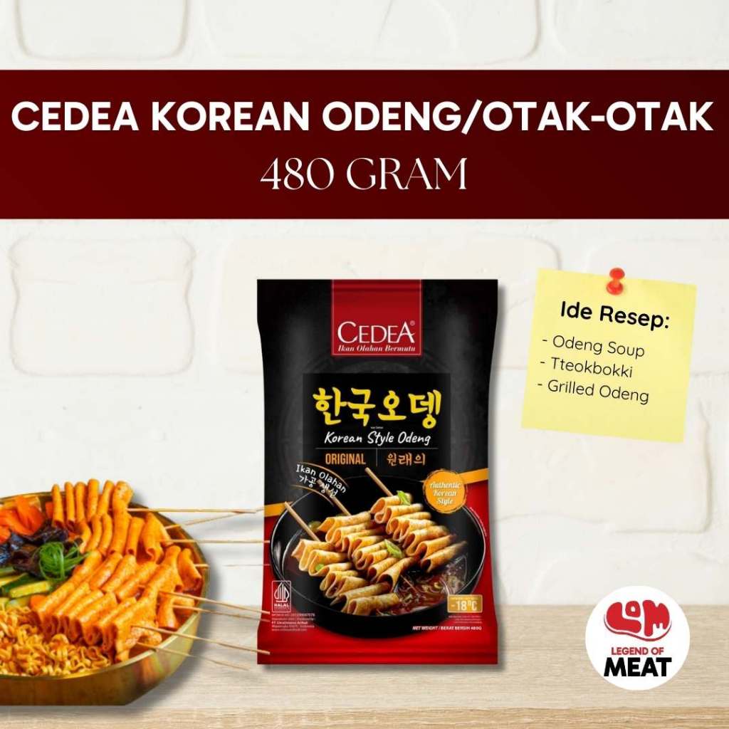 Jual Cedea Korean Odeng | Eomuk Korean Fish Cake 480 Gram - Original ...