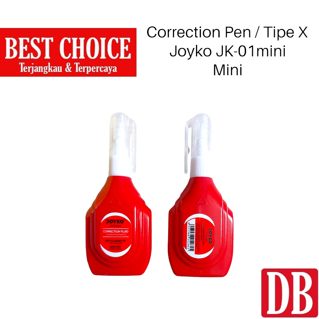 Jual Correction Fluid / Tipe X Cair / Tipex / Tip-Ex Joyko Kecil JK ...
