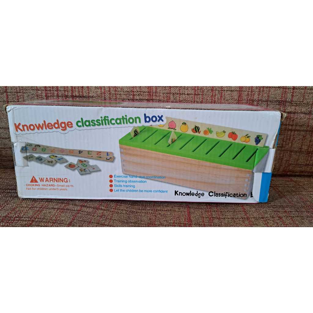 Jual Mainan Edukasi Montessori Knowledge Classification Box | Shopee ...