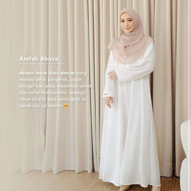 Jual Gamis lebaran putih broken white premium full furing | dress putih ...