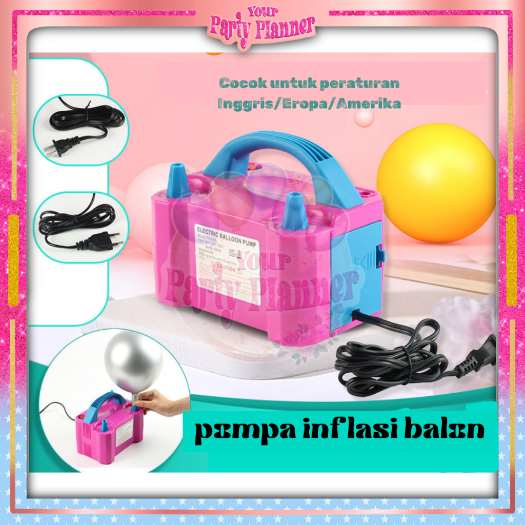 Jual Pompa Balon Elektrik / Electric Pump for Balloon / Pompa Angin ...