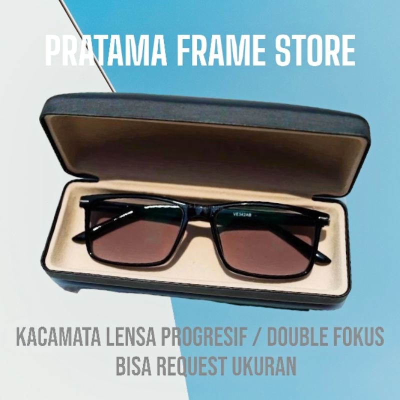 Jual Kacamata Baca Double Fokus Lensa Progresif Photocromic -/+ atau ...