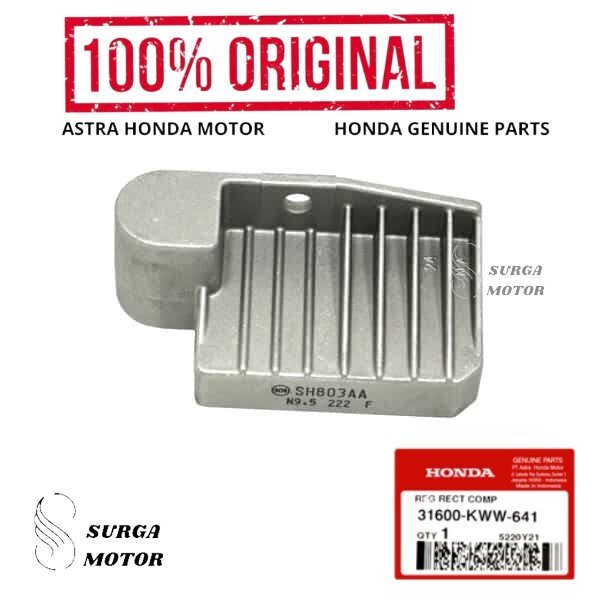 Jual Kiprok Regulator Rect Rectifier Comp Untuk Honda Revo 110 FI ...
